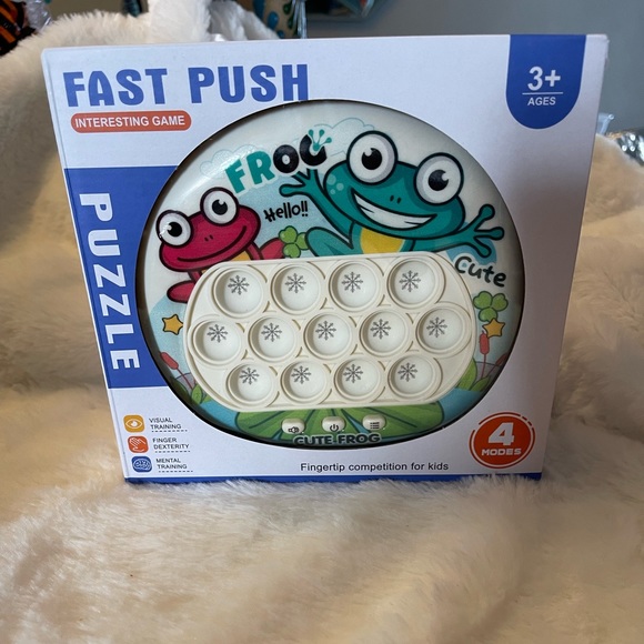 Toys | Frogpush It Pop It Puzzle Fast Push Game Sensory Game | Poshmark